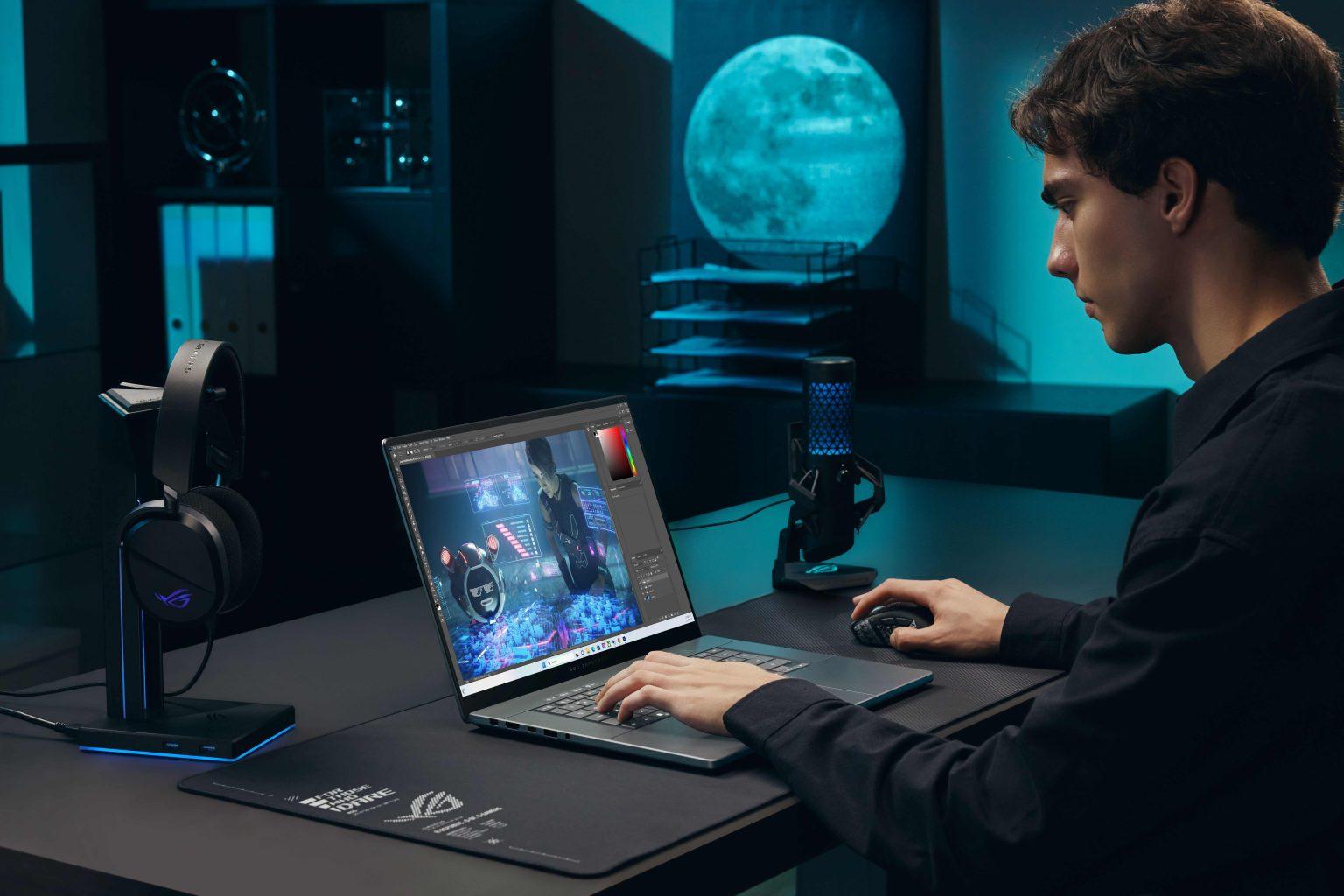 ROG muscle ses ultraportables gaming Zephyrus G14 et G16 – LV1